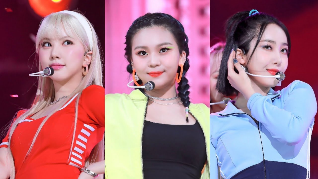 Gfriend (여자친구) - Eunha (은하) Umji (엄지) SinB (신비) MAGO fancam 교차편집 (stage ...