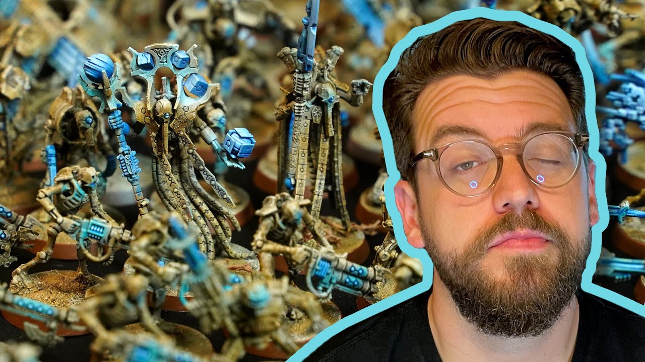 I stayed up for 27 hours to paint a 5000 point Necron army - YouTube