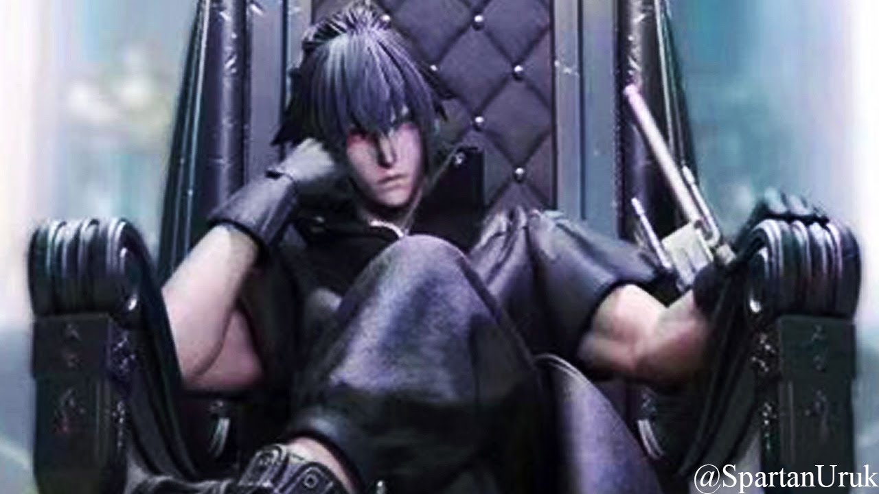 🔥 EPIC NOCTIS ON THRONE STATUE!! 🔥 FanArt Noctis - YouTube