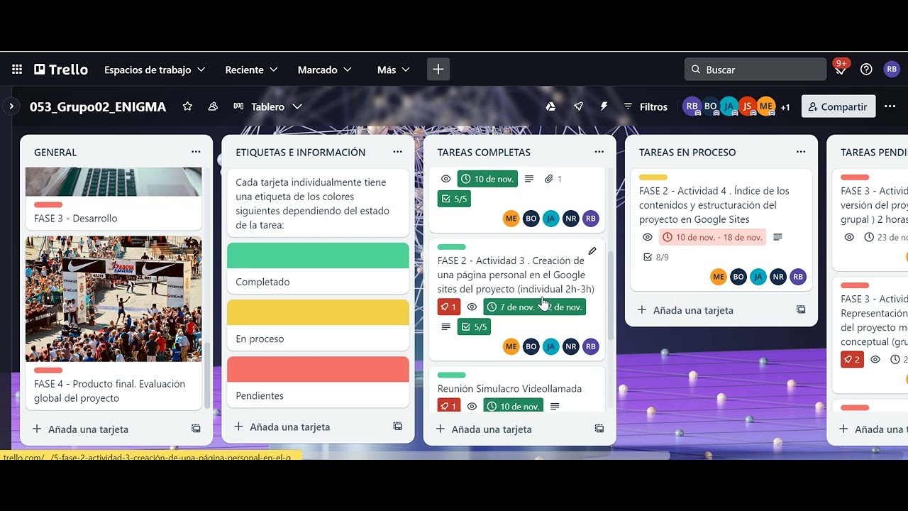 053 Grupo02 ENIGMA - Tablero de Trello - YouTube
