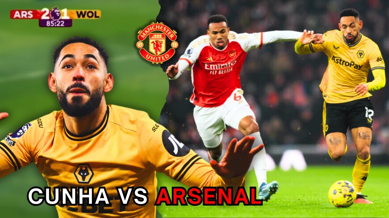Matheus Cunha vs Arsenal – Worth the £60M Manchester United Paid? - YouTube