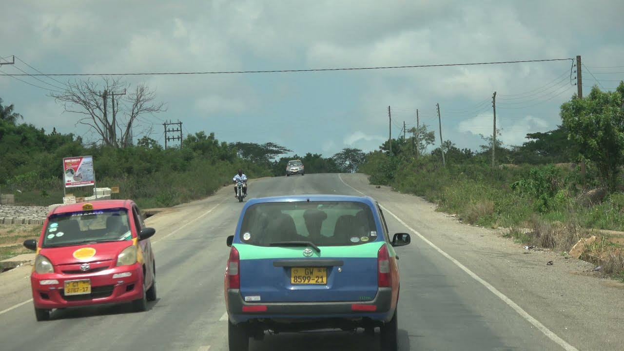 Akoti Junction to Gyaahadze Town Road to where Black Star Community ...