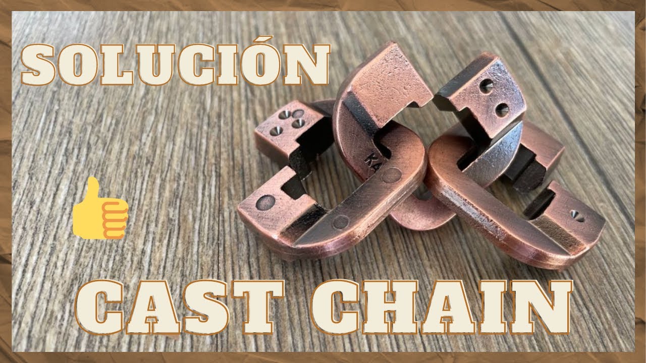 Cómo RESOLVER el ROMPECABEZAS 🤔 Hanayama CAST CHAIN 🤯 (Nivel 6/6) - YouTube