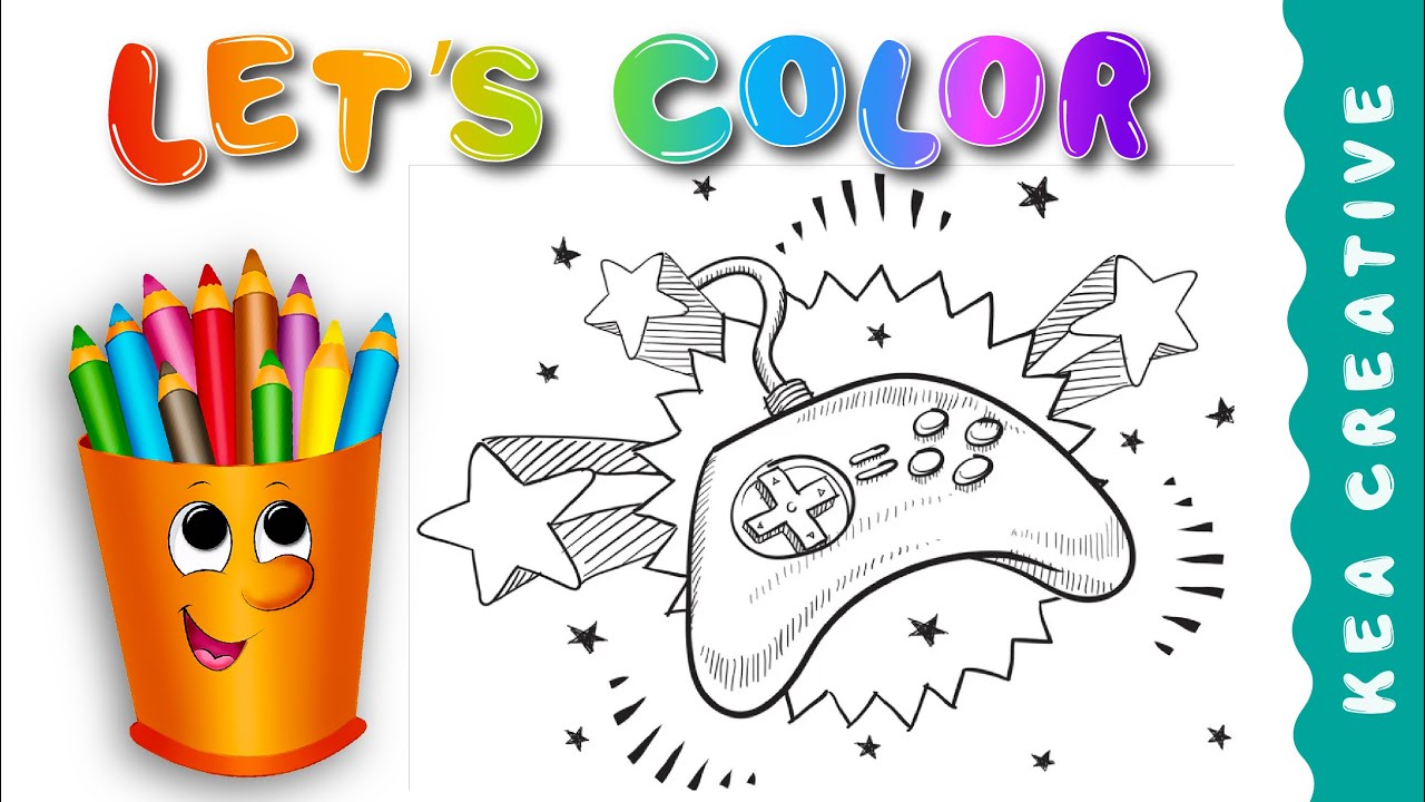 Game Over! - Coloring Pages For Childrens. Enjoy! - YouTube