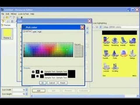 LWUIT Resource Editor Tutorial - YouTube