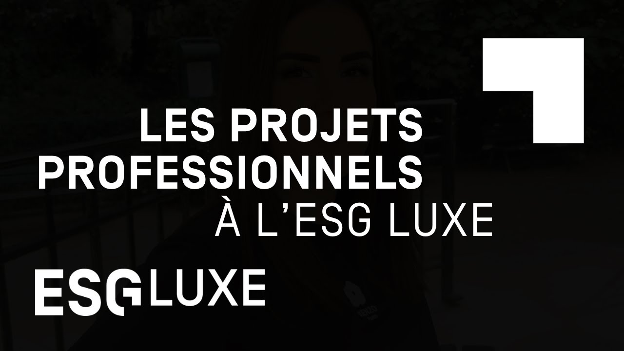 Les projets professionnels à l'ESG Luxe - YouTube