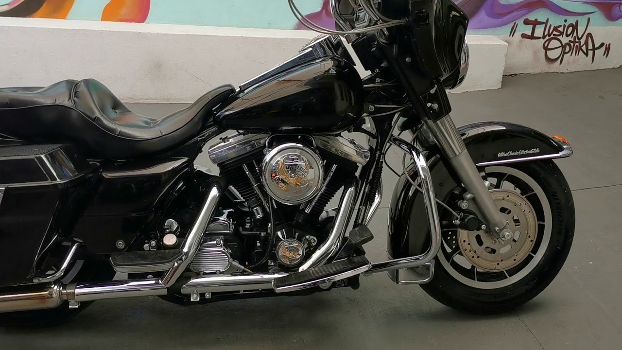 Harley Davidson electra glide 1340 modelo 1994 - YouTube