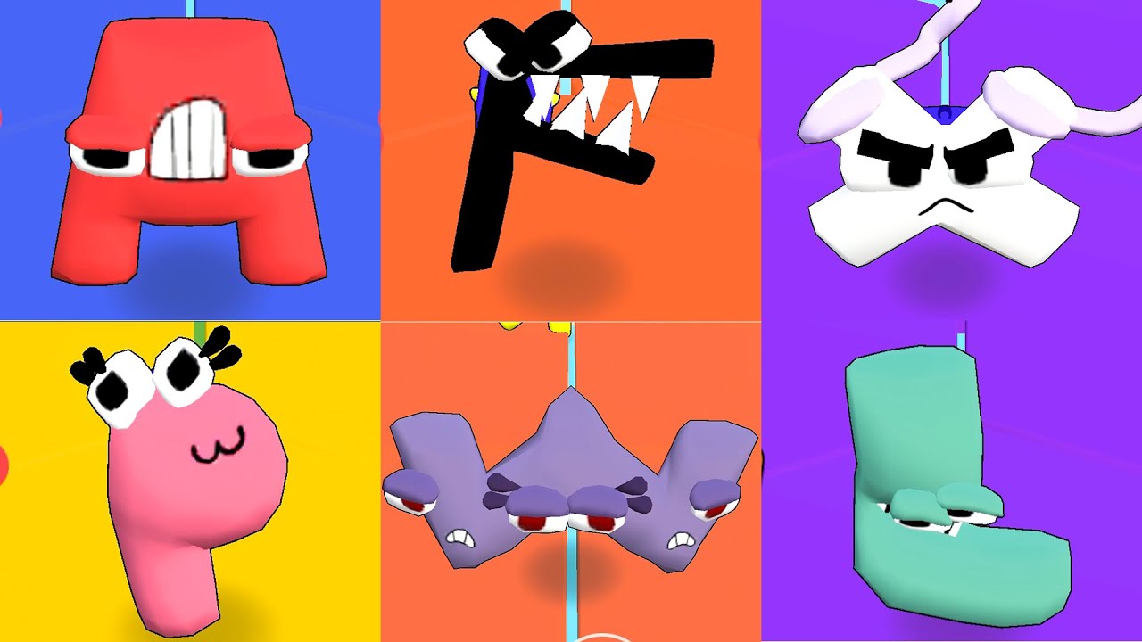 ALPHABET LORE FALL .IO: MATCH RACE Battle GamePlay - iOS, Android Part ...
