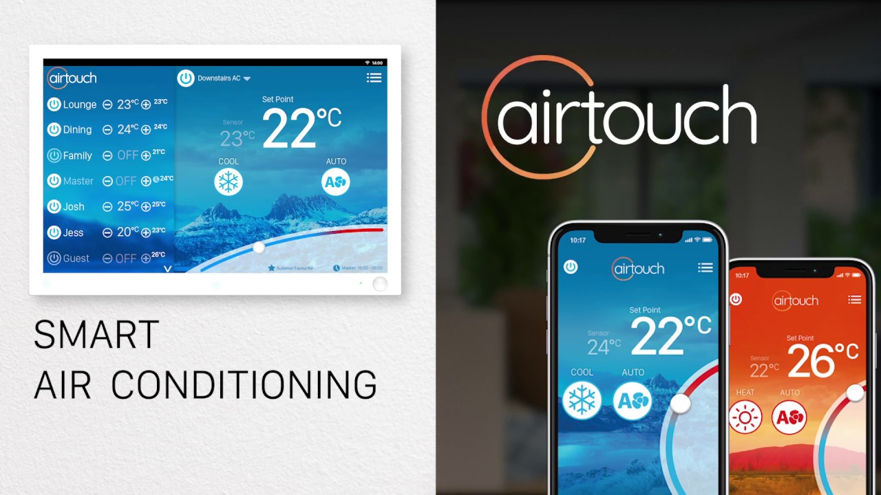 AirTouch 4 Individual Temperature Control - YouTube
