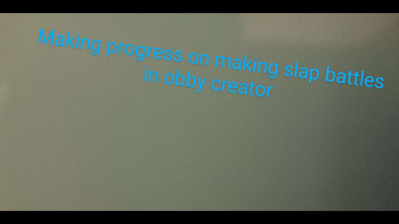 [🔴LIVE ] Making progress on building slap battles in obby creator - YouTube