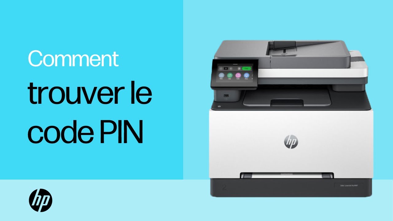 Comment trouver le code PIN | HP Color LJ Pro 3201-3204, 3288, MFP 3301 ...