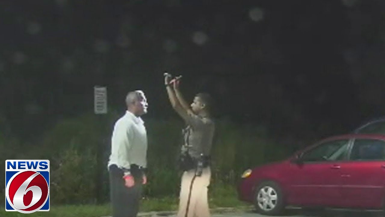 Dash camera footage shows officer's DUI arrest - YouTube