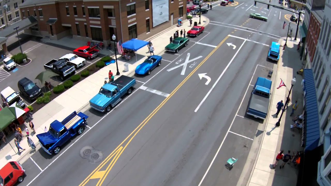 Graffiti Cruise XXIV - Bucyrus, Ohio - Aerial Video - YouTube
