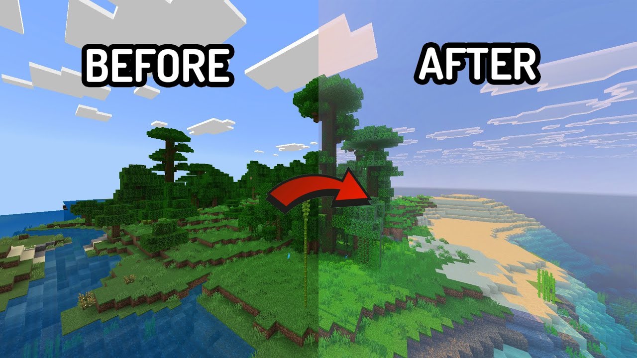 Exploring Minecraft's COOLEST Visual Update Yet! - YouTube