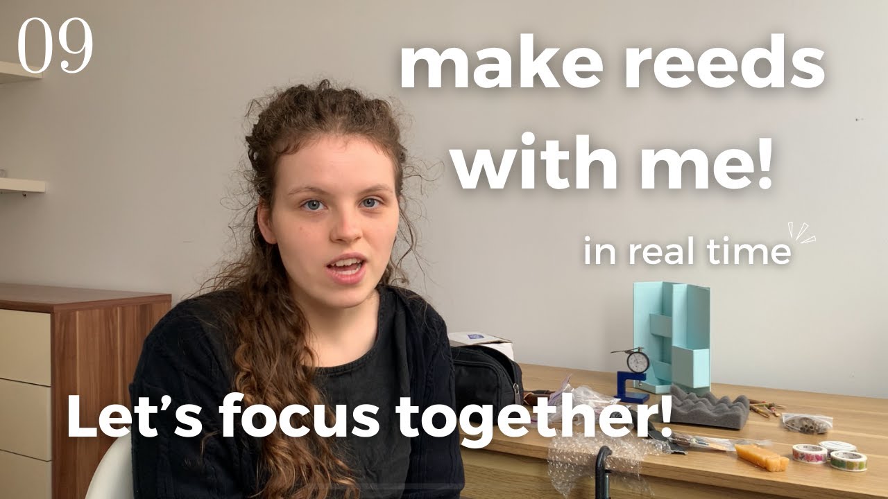 Scraping 5 reeds in 25 minutes? Make reeds with me! 09 - YouTube