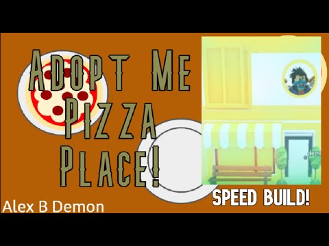 Pizza Place | Speed Build | (Adopt Me) (ROBLOX) - YouTube