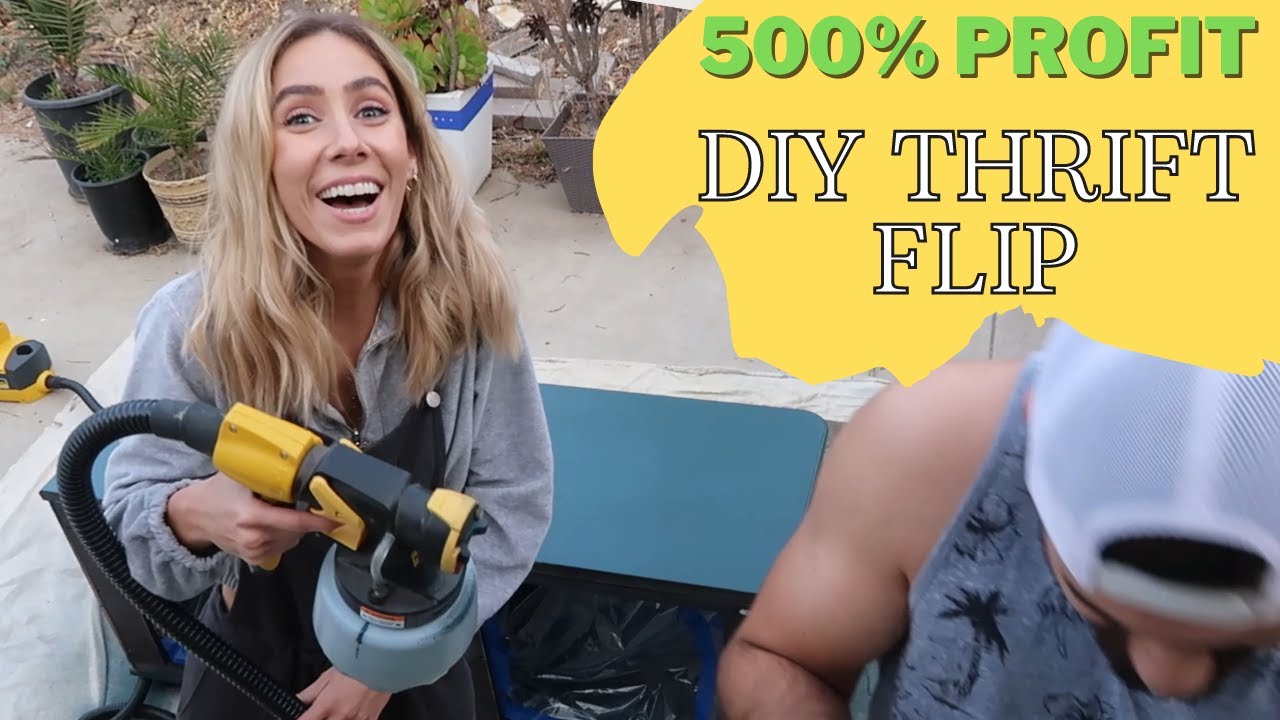 Ridiculously Easy DIY Thrift Flip | How We Made 500% Profit In One ...