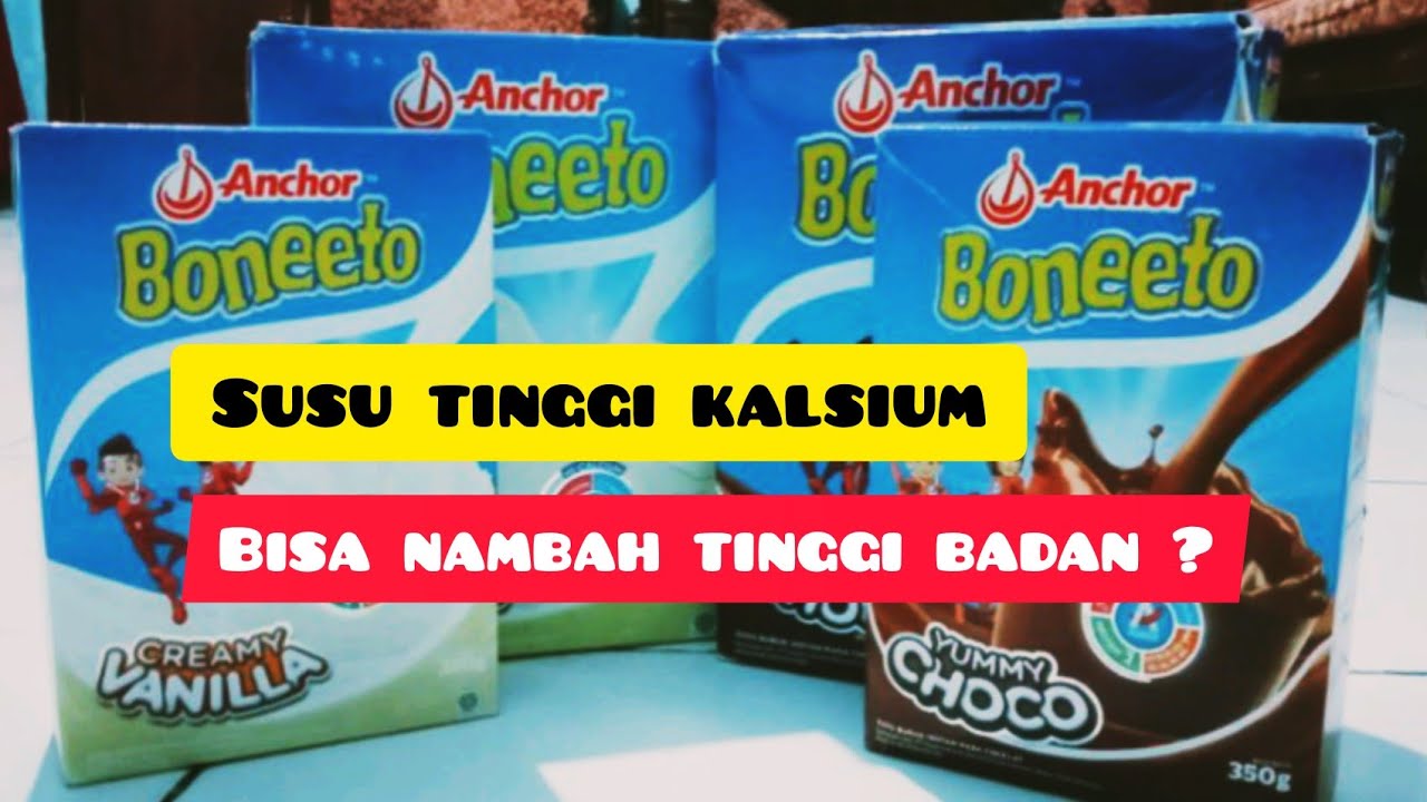 SUSU BONETTO TINGGI KALSIUM I SUSU PENINGGI BADAN I MANFAAT KALSIUM I ...