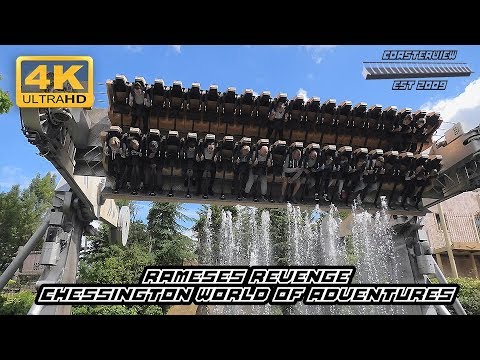 Rameses Revenge Chessington World of Adventures 4K - YouTube
