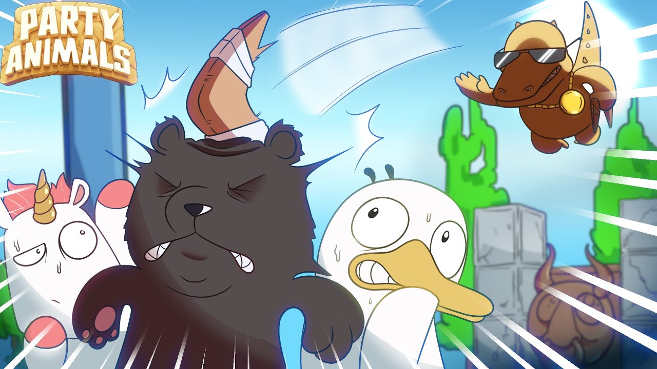 The Strongest Weapon in Party Animals! - Party Animals Funny Moments ...