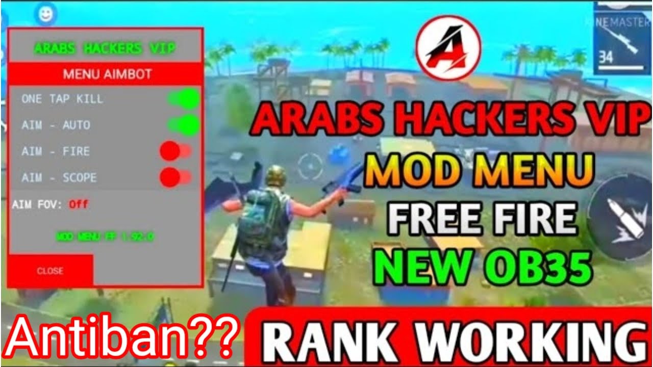 Arab Hacker VIP 2023 || Arab Hacker vip new update || Mod menu free ...