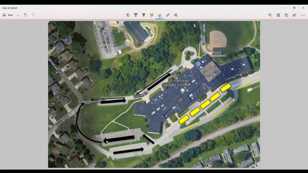HEC Car Rider Pick Up Map - YouTube