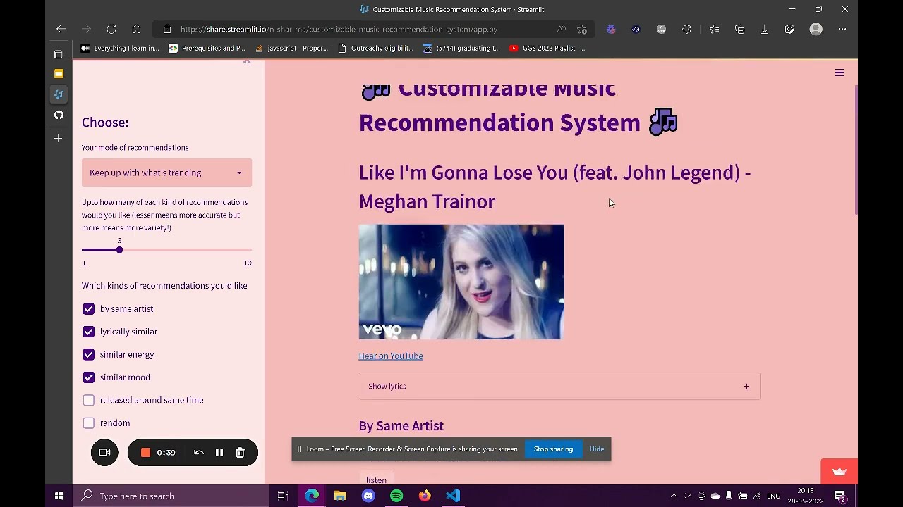 🎶 Customizable Music Recommendation System 🎶 - My Microsoft Engage'22 ...