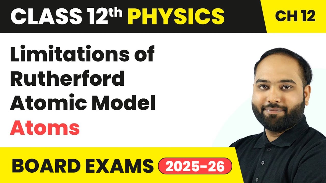 Limitations of Rutherford Atomic Model - Atoms | Class 12 Physics ...