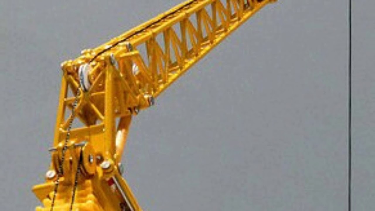 Mobile crane Fly Jib settings for computer operating training in Hindi ...