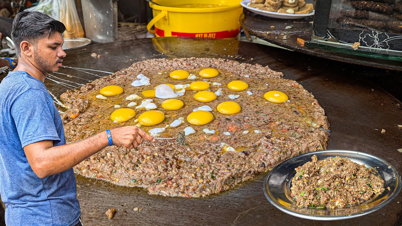 Biggest Scrambled Eggs in Pakistani Food Street | Sell 500 kg a day ...
