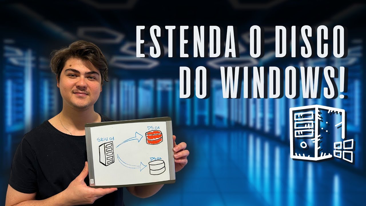 Como estender um Disco windows com outro Disco! | Descomplicando