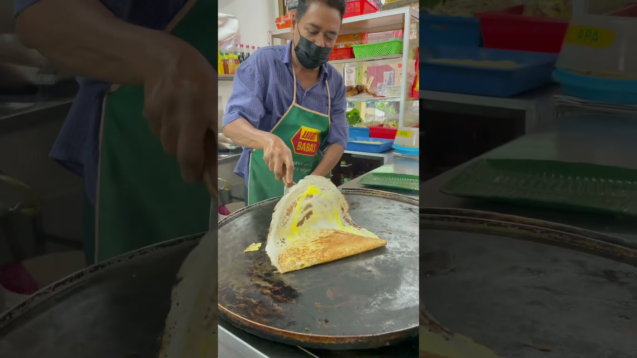 Malaysian Street Food | Roti Tosei @ Pangkor #shorts - YouTube