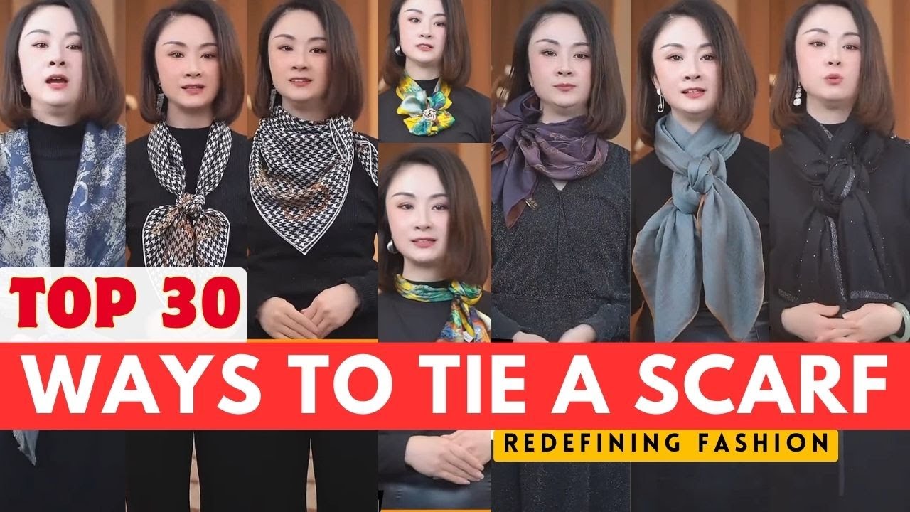 The 30 fashion ways to style a scarf in 2024 | Easy scarf & frock for ...