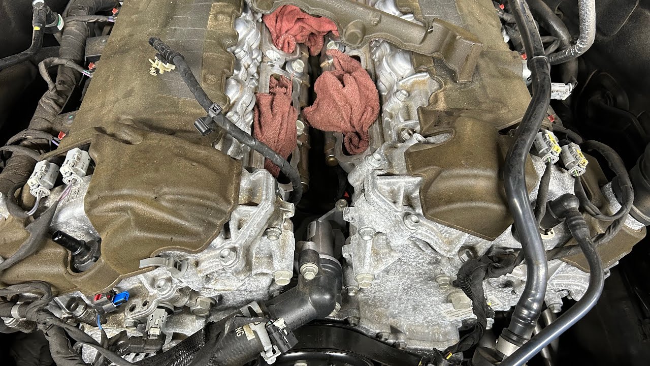 2017 Cadillac CT6 3.6L Thermostat Removal - YouTube