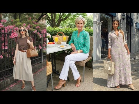 Natural Older Women OVER 50 60 70 |New Trends Fashion For Women |Summer 2026. Fashion over 60 