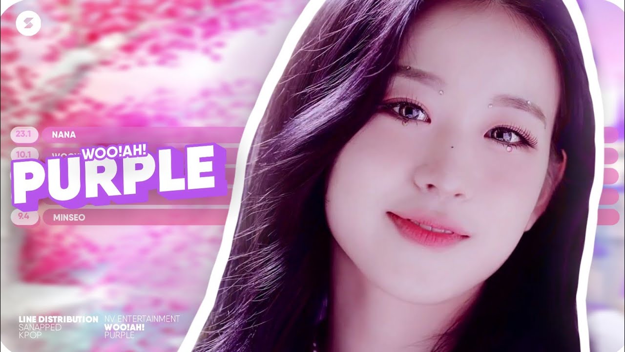 woo!ah! (우아) - Purple // Line Distribution - YouTube
