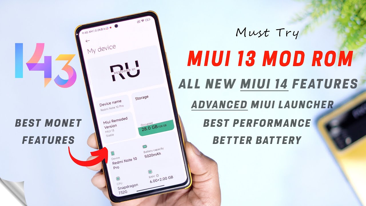 Almost Perfect MIUI Mod ROM for Redmi Note 10 Pro with all Advanced ...