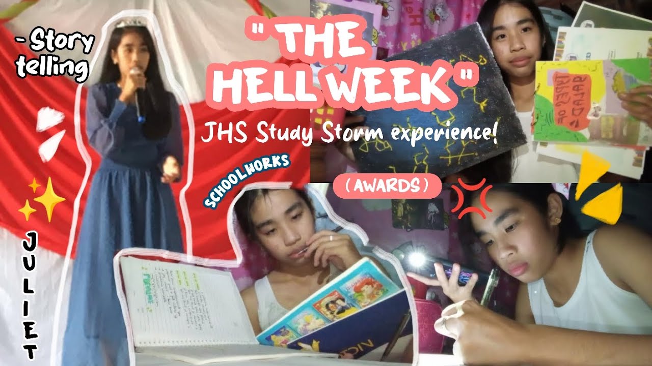 The Hell Week💢| JHS Study Storm experience! :Lot's of Schoolworks,acads ...