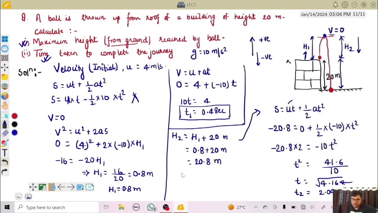 KINEMATICS LECTURE 5: BASIC OF GRAPHS - YouTube
