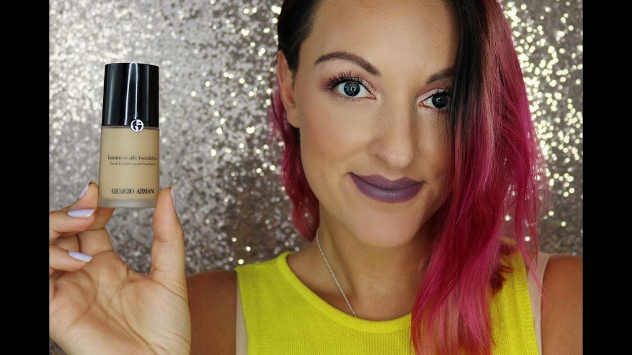 Armani luminous silk foundation review - YouTube