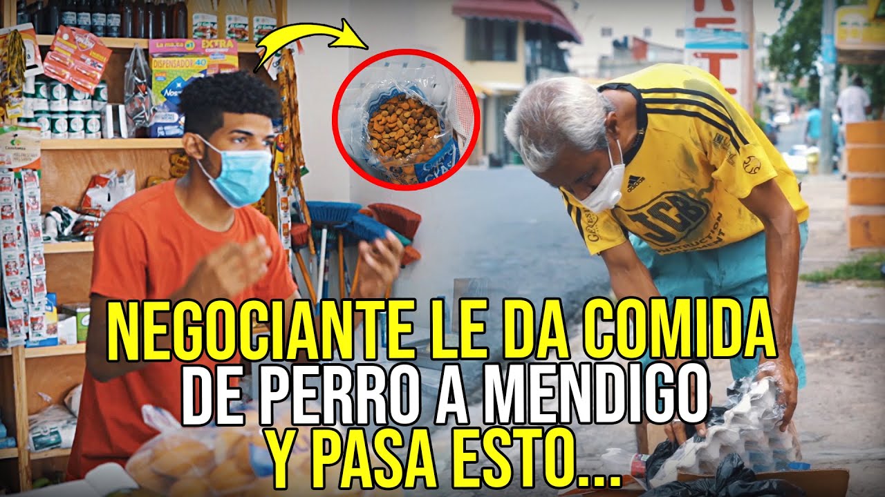 Le Dieron Comida De Perros A Un Mendigo y Un Millonario Hace Algo ...