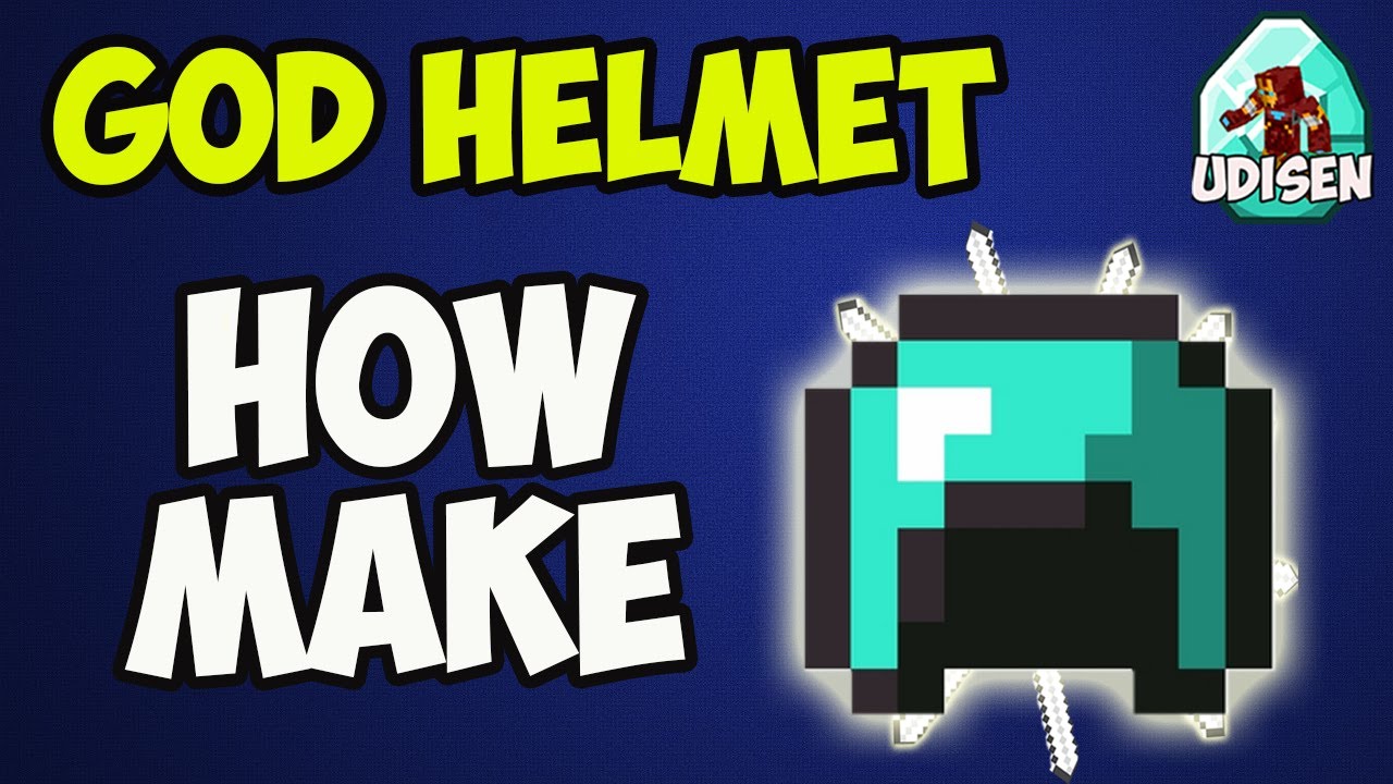 How To Get A GOD HELMET in Minecraft (EASY) (Unbreakable) - YouTube