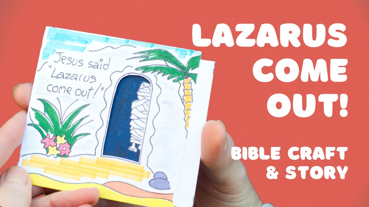 The story of Lazarus (John 11) | Bible Stories for Kids | Bible Crafts ...