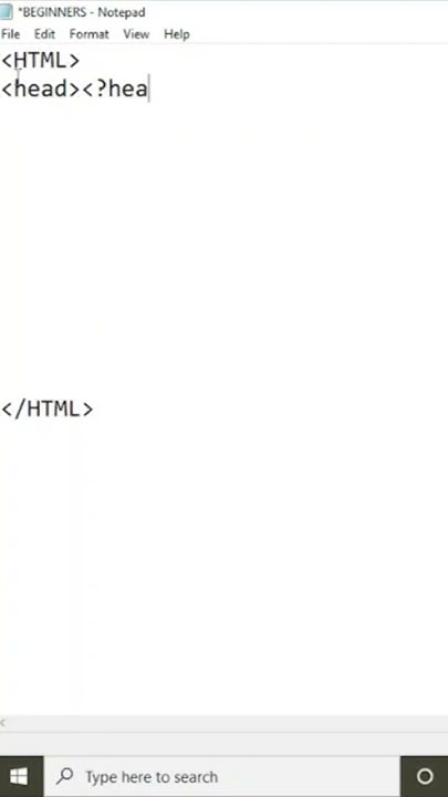 Introduction Of Html For Beginners | How To Use Html In Notepad 