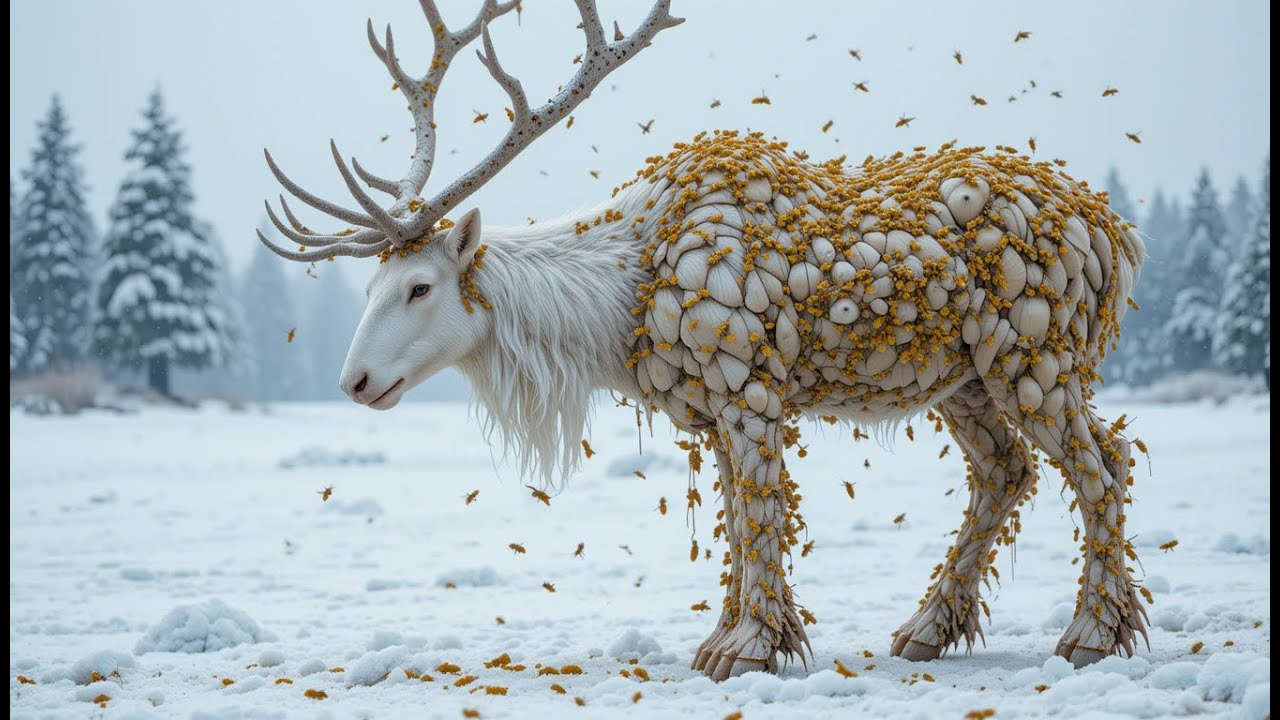 Haunted Reindeer: Barnacle-Covered, Parasite-Infested Creature ...