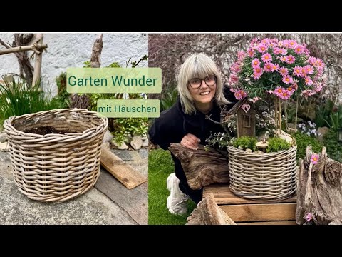 Korb-Wunder: In 5 Minuten entsteht ein Häuschen🌸