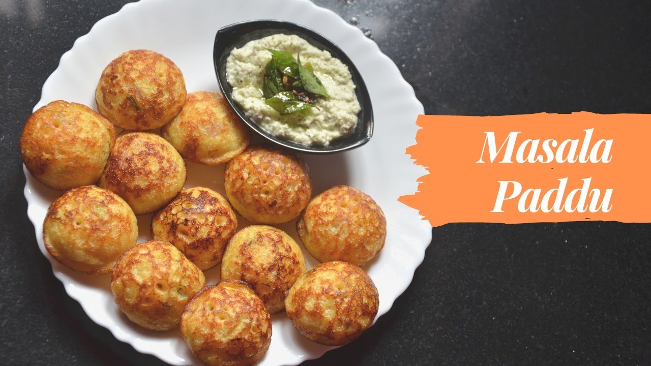 kids favourite Masala paddu recipe | tiffin box recipe - YouTube