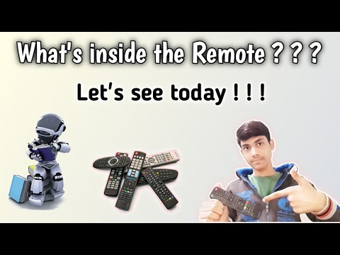Let's see what's inside the Remote || Functions of Parts of Remote ...