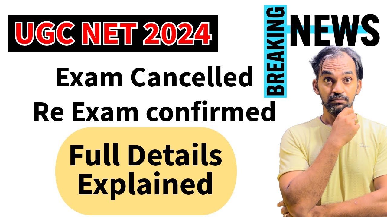 UGC NET 2024 cancelled #ugcnet #ugcnetexam #ugcnet2024 - YouTube