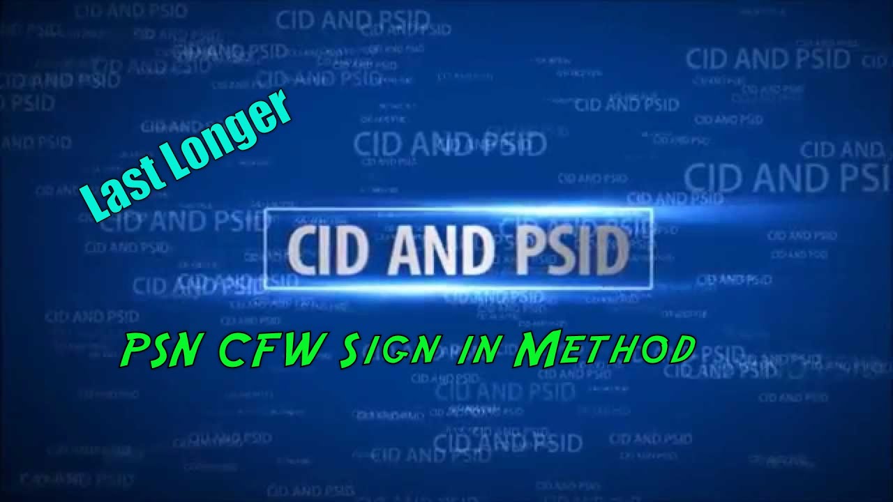 How To Make Cids Last on Ps3 and jericho bo2 sprx menu - YouTube